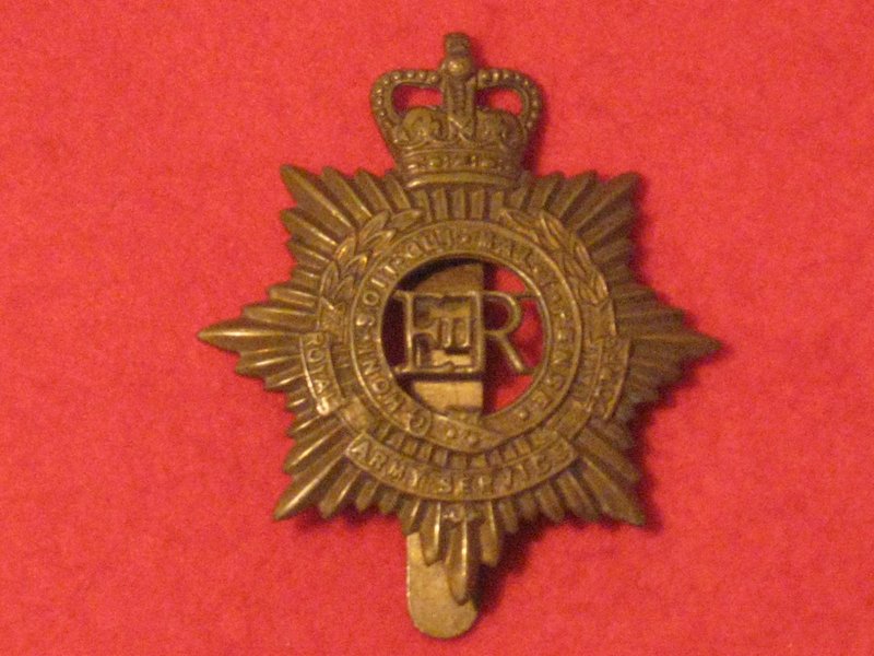 ROYAL ARMY SERVICE CORPS RASC CAP BADGE QC QUEENS CROWN - Hill Military ...