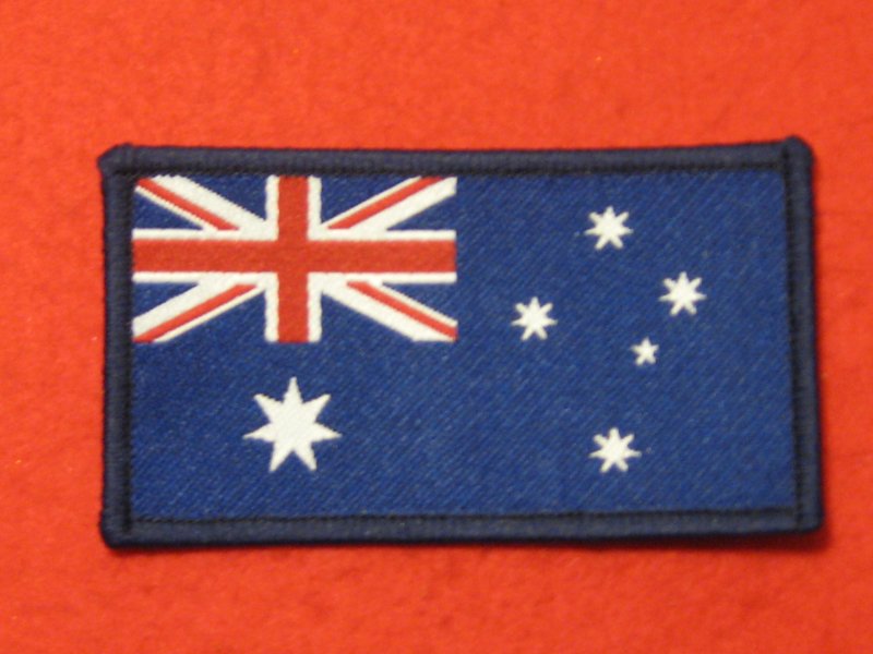AUSTRALIA AUSTRALIAN FLAG BADGE - Hill Military Medals
