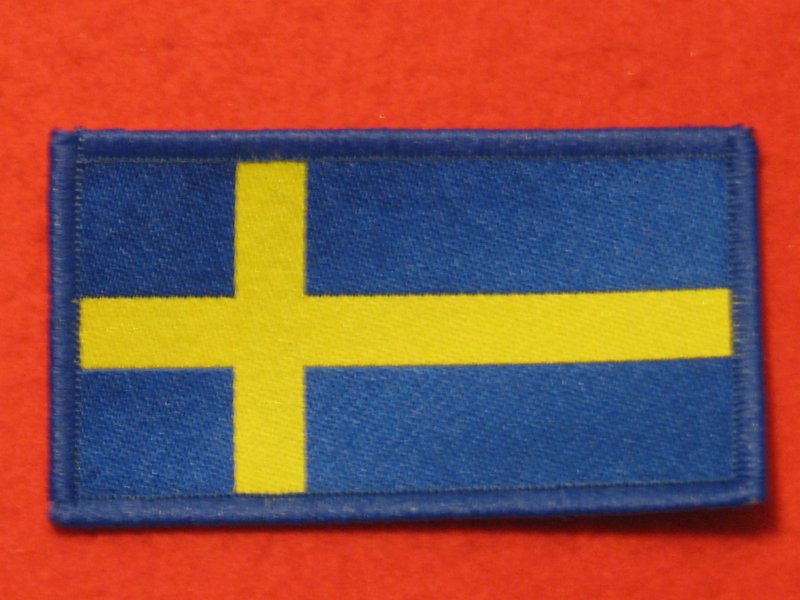 SWEDEN SWEDISH FLAG BADGE - Hill Military Medals