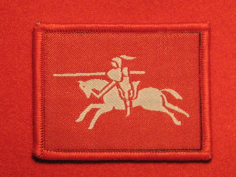 BRITISH ARMY 8 CORPS FORMATION BADGE WW2 CHARGING KNIGHT LEFT FACING LF ...