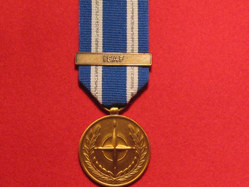 FULL SIZE NATO ISAF MEDAL WITH ISAF CLASP - Hill Military Medals